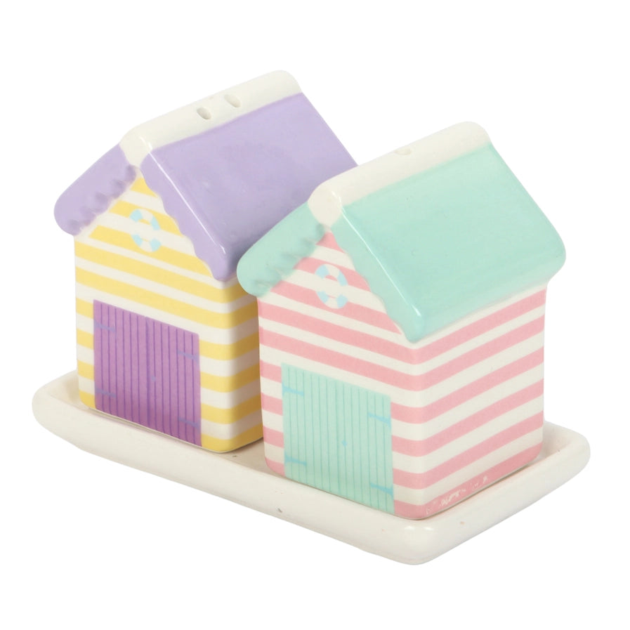 Beach Hut Ceramic Salt & Pepper Set – Seaside Aromas