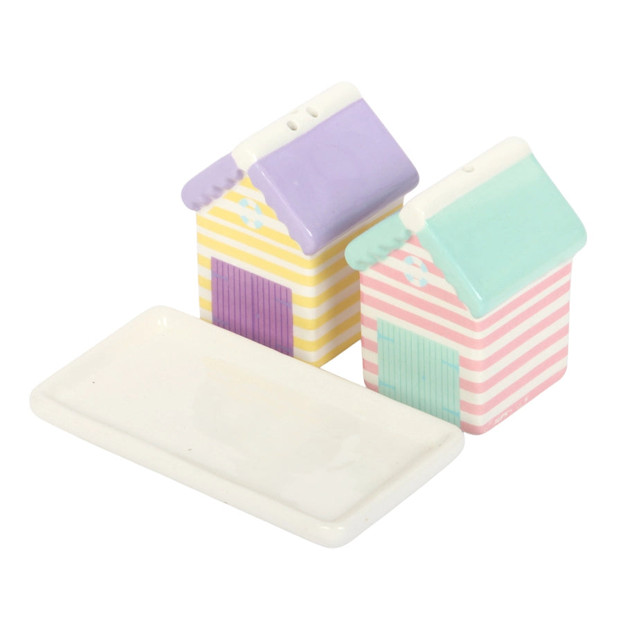 Beach Hut Ceramic Salt & Pepper Set – Seaside Aromas